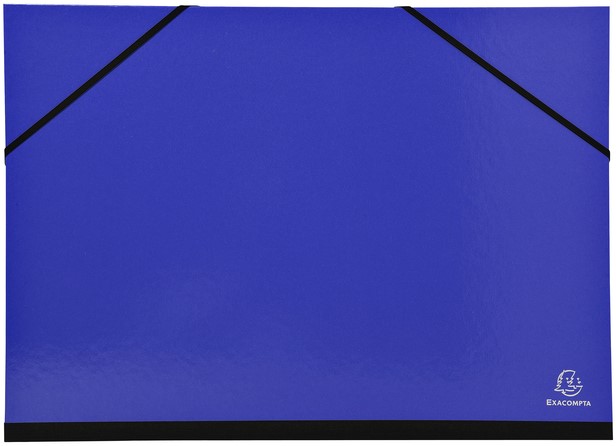 Tekenmap Exacompta Iderama 32x45cm met elastieke sluiting assorti Muldi