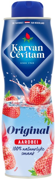 Siroop Karvan Cevitam aardbei 600ml Muldi