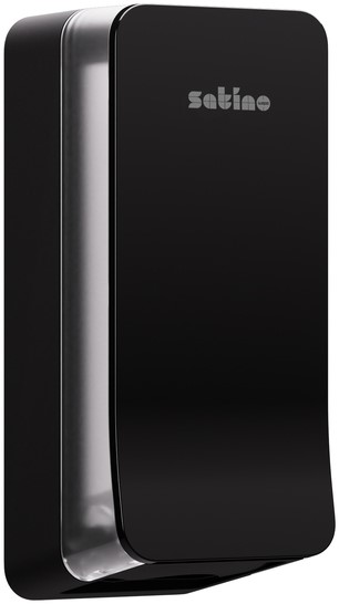 Toiletpapierdispenser Satino BT1 Hyginity gevouwen zwart 333425 Muldi