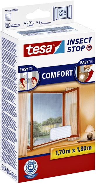 Insectenhor tesa® Insect Stop COMFORT raam 1,7x1,8m wit Muldi