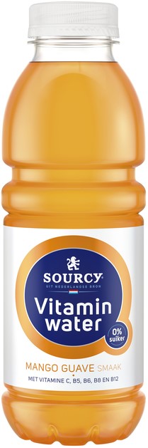 Water Sourcy vitamin mango/guave fles 500ml Muldi