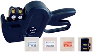 Etiketteertang Sato Judo 26 2 regels 16x26mm Muldi