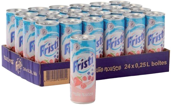 Frisdrank Fristi blik 250ml Muldi